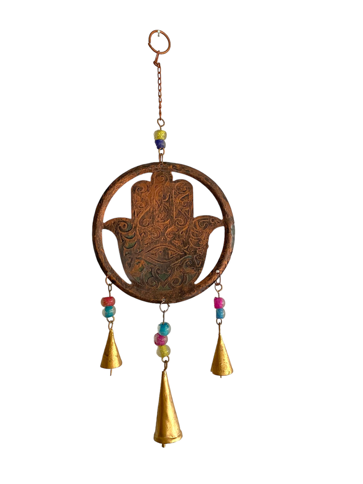 Hamsa käsi ringis kellukestega / Universaal Universum